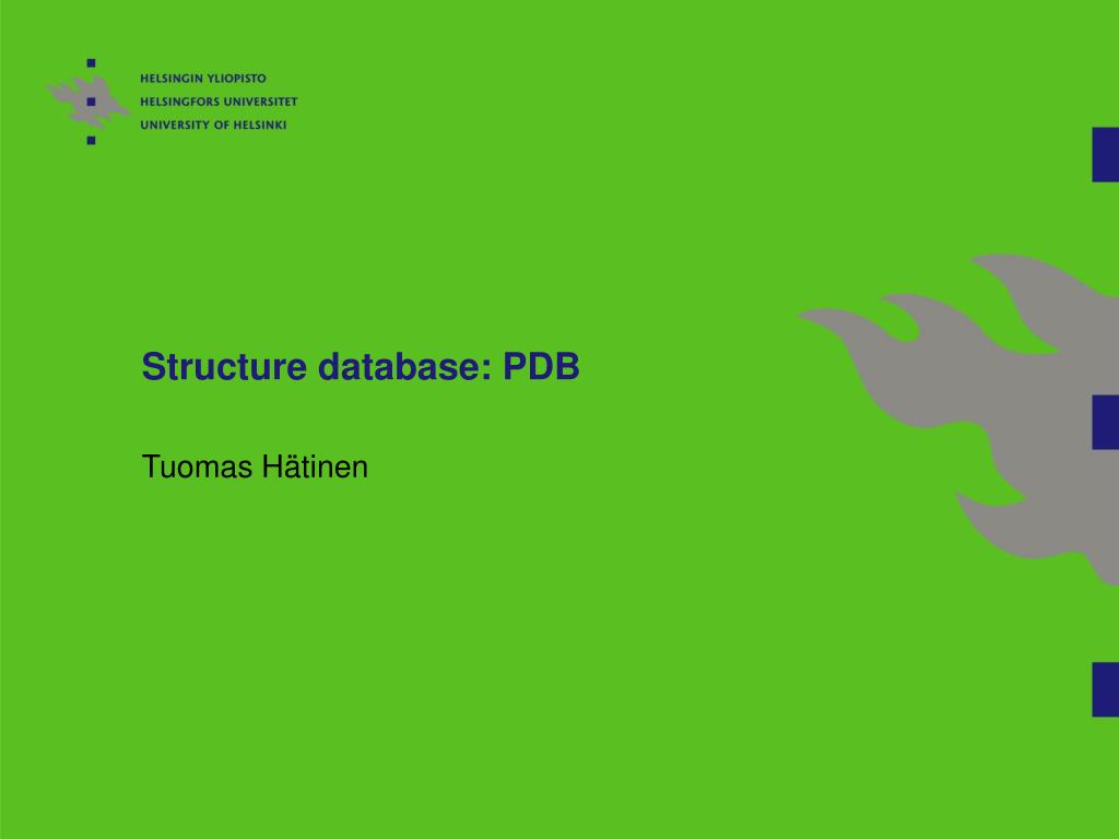 PPT - Structure database: PDB PowerPoint Presentation, free download ...