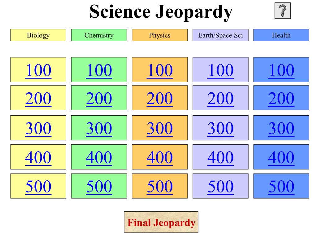 PPT - Science Jeopardy PowerPoint Presentation, free download - ID:559234