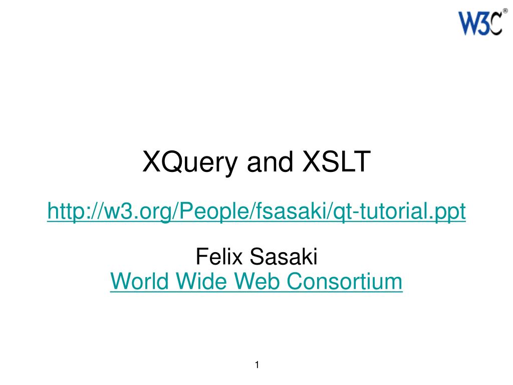 PPT - XQuery and XSLT PowerPoint Presentation, free download - ID:559382
