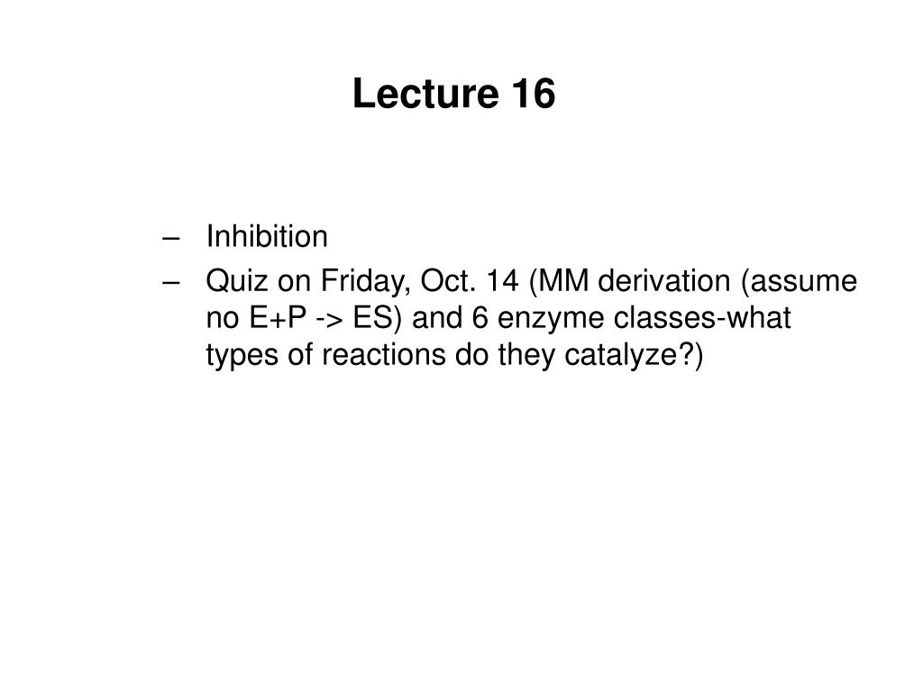 PPT - Lecture 16 PowerPoint Presentation, free download - ID:559678