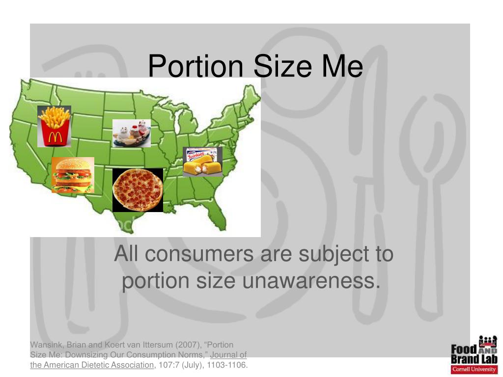 PPT - Portion Size Me PowerPoint Presentation, free download - ID:559809