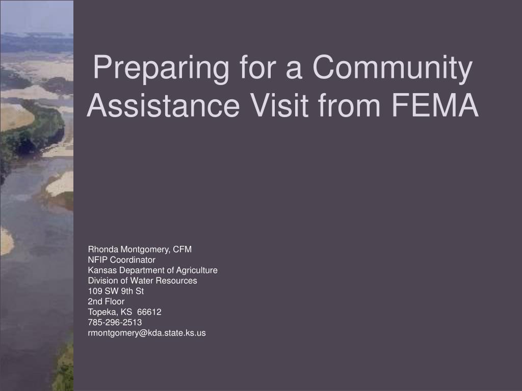 PPT - Preparing for a Community Assistance Visit from FEMA PowerPoint ...