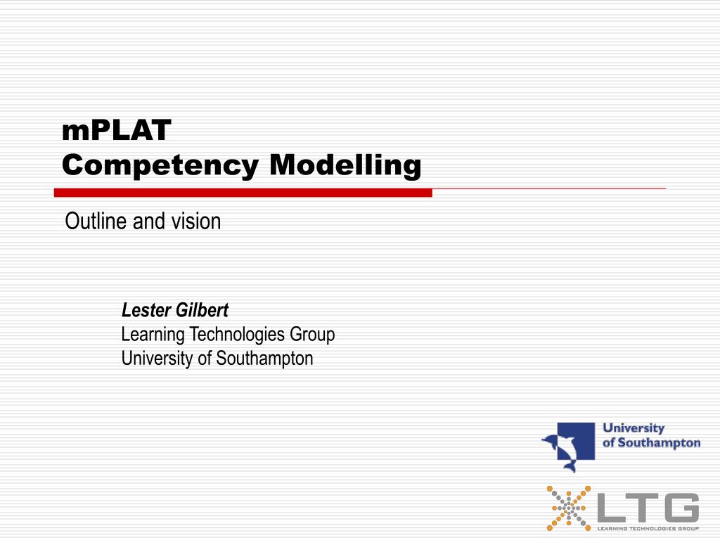 PPT - mPLAT Competency Modelling PowerPoint Presentation, free download ...