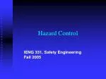 PPT - Control of Industrial Major Hazard (CIMAH) Regulations 1996 ...