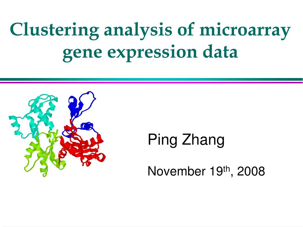 PPT - Clustering analysis of microarray gene expression data PowerPoint ...