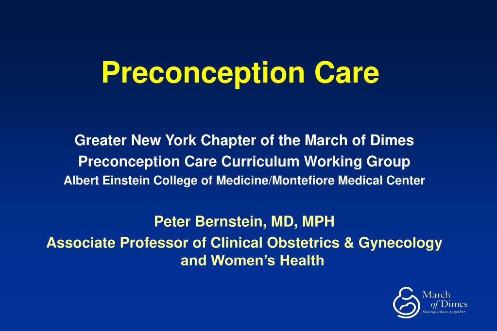 PPT - Preconception Care PowerPoint Presentation, free download - ID:563168