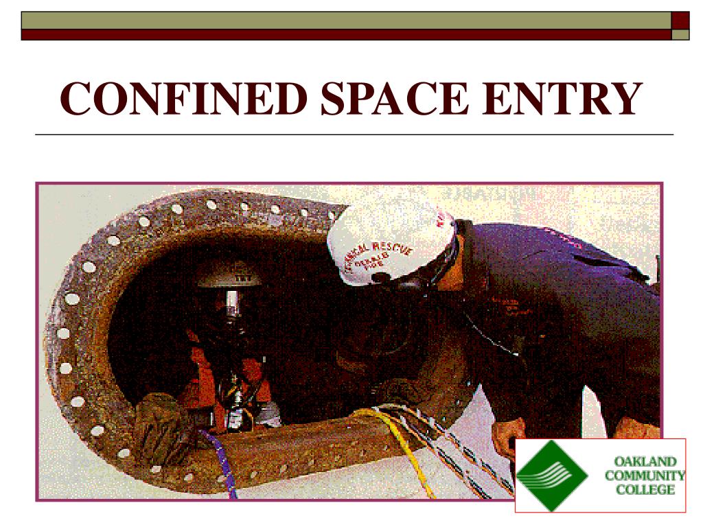 PPT - CONFINED SPACE ENTRY PowerPoint Presentation, free download - ID ...