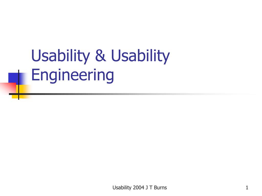 PPT - Usability & Usability Engineering PowerPoint Presentation - ID:563514