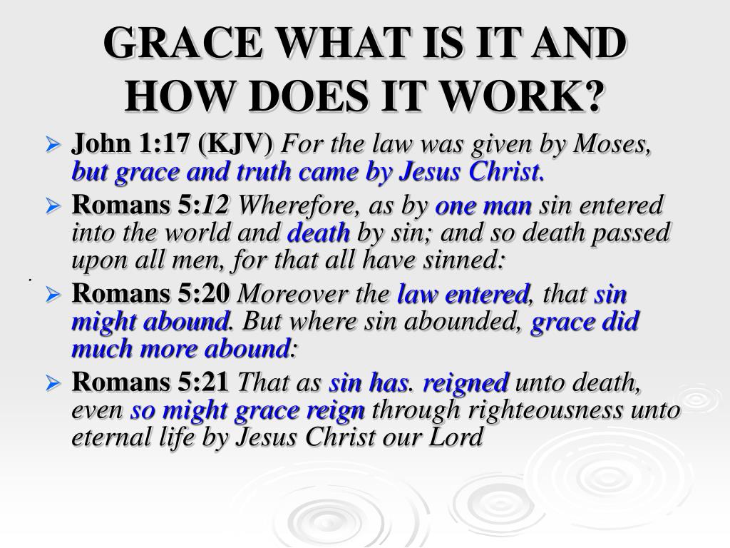 PPT - GRACE WHAT IS IT AND HOW DOES IT WORK? PowerPoint Presentation ...