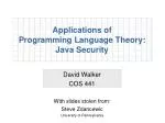 PPT - Programming Language Theory PowerPoint Presentation, free ...