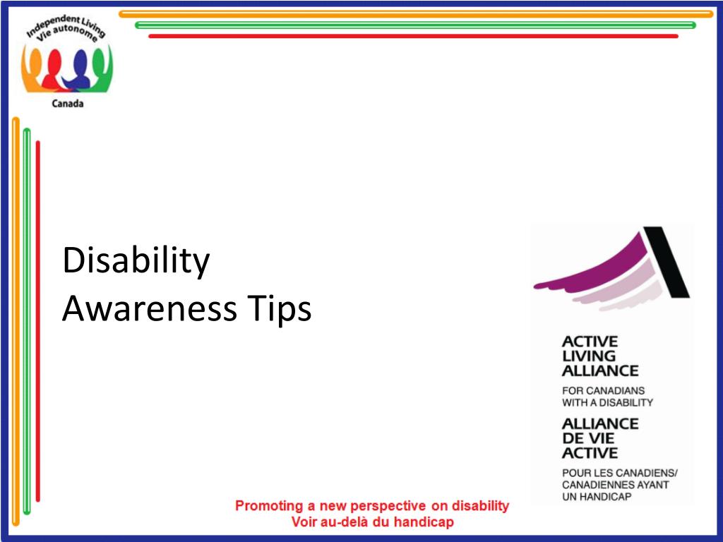 PPT - Disability Awareness Tips PowerPoint Presentation, free download ...