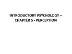 PPT - Chapter 2 – Perception and Learning PowerPoint Presentation, free ...