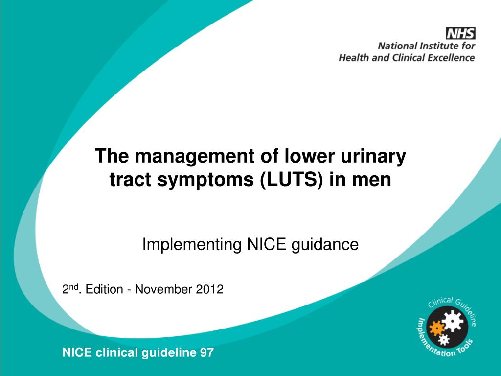 PPT - The management of lower urinary tract symptoms (LUTS) in men ...