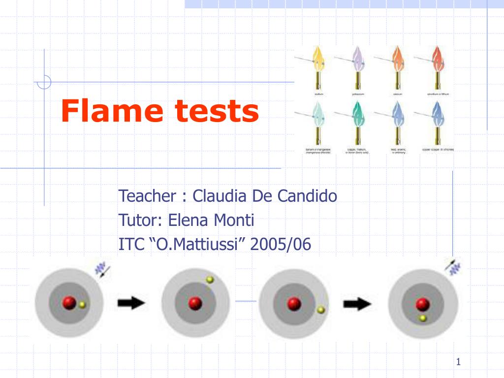 PPT - Flame tests PowerPoint Presentation, free download - ID:566931
