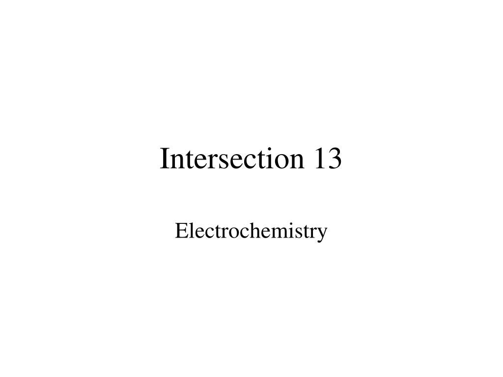 PPT - Intersection 13 PowerPoint Presentation, free download - ID:567059