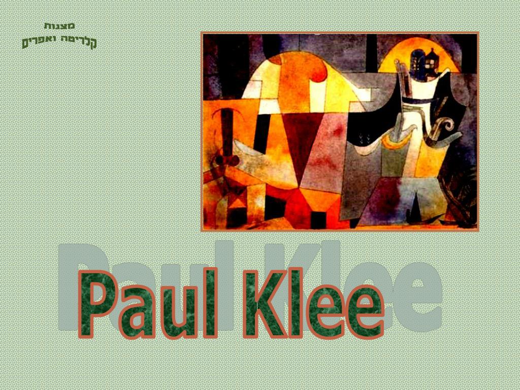 PPT - Paul Klee PowerPoint Presentation, free download - ID:567127