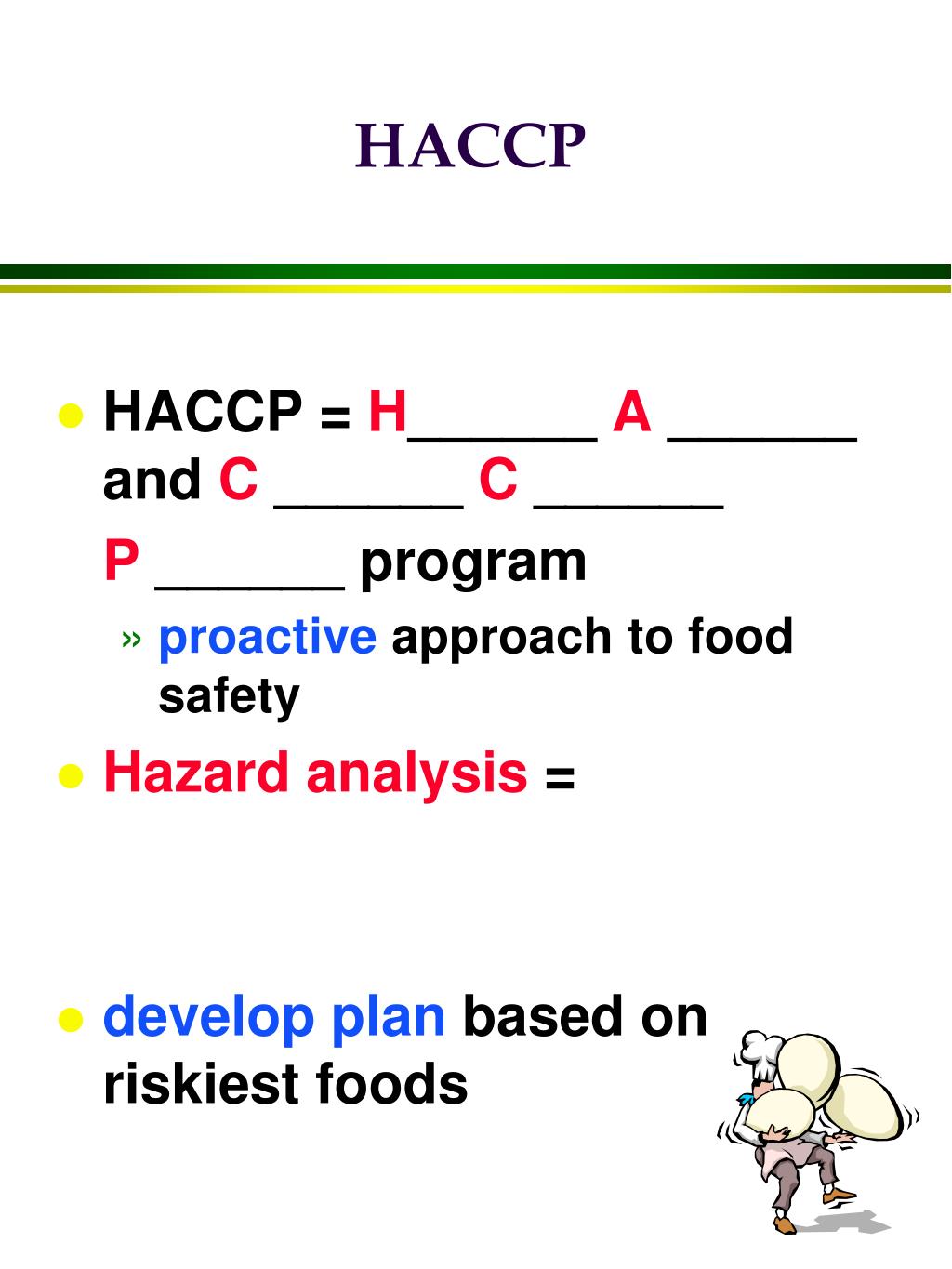 PPT - HACCP PowerPoint Presentation, free download - ID:567249