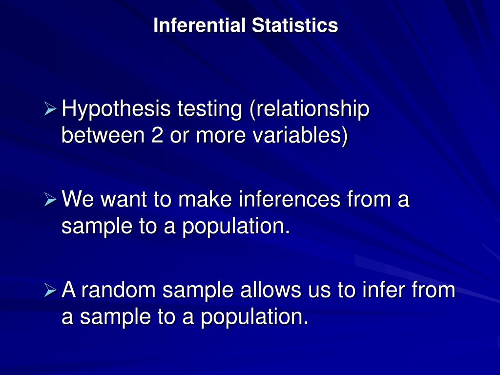 PPT - Inferential Statistics PowerPoint Presentation, free download ...
