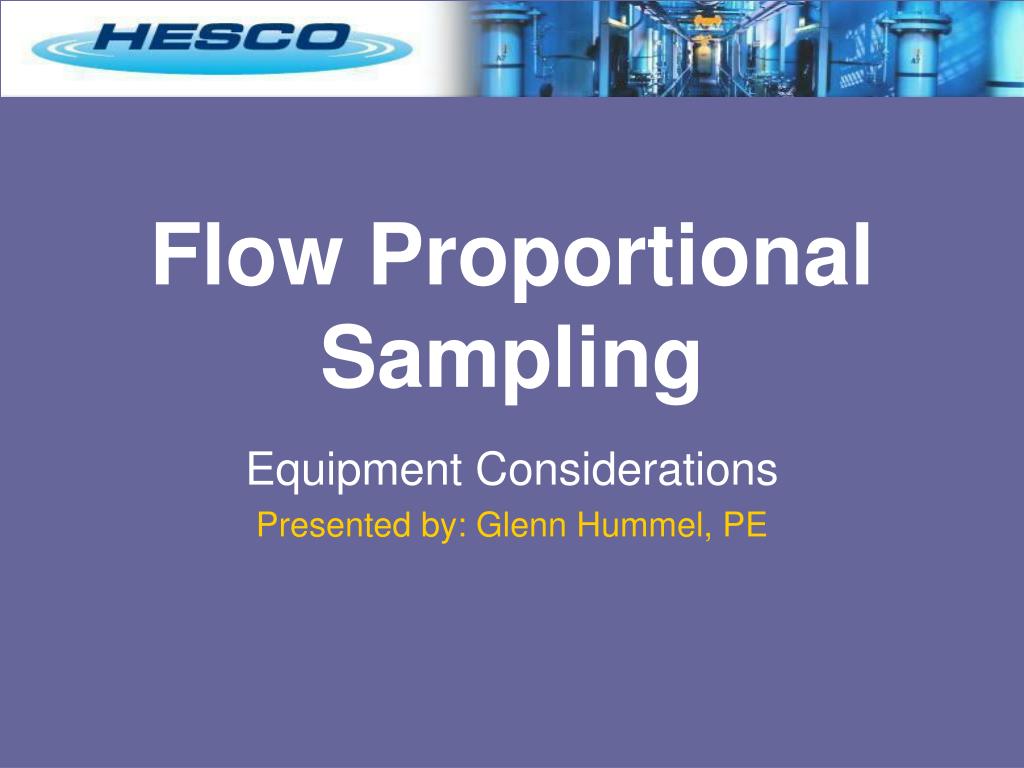 PPT - Flow Proportional Sampling PowerPoint Presentation, free download ...