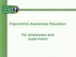 PPT - Ergonomics Awareness Training PowerPoint Presentation, free ...
