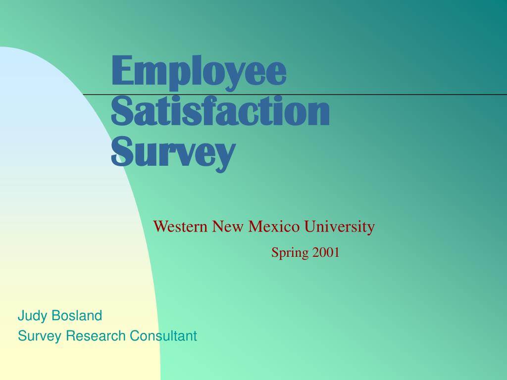 PPT - Employee Satisfaction Survey PowerPoint Presentation, free ...