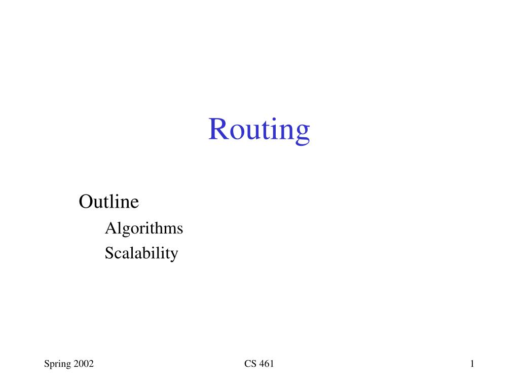 PPT - Routing PowerPoint Presentation, free download - ID:578381