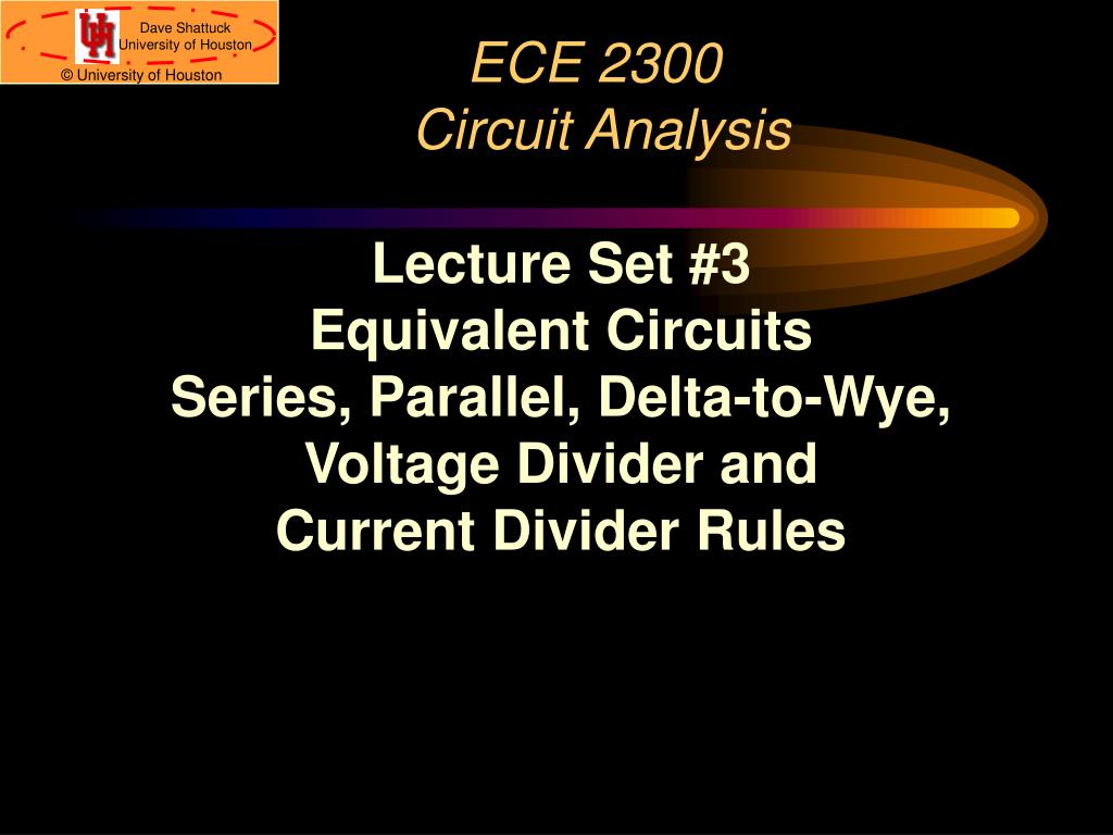 PPT - ECE 2300 Circuit Analysis PowerPoint Presentation, free download ...