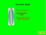 PPT - Recorder Lesson 1 PowerPoint Presentation, free download - ID:3965405