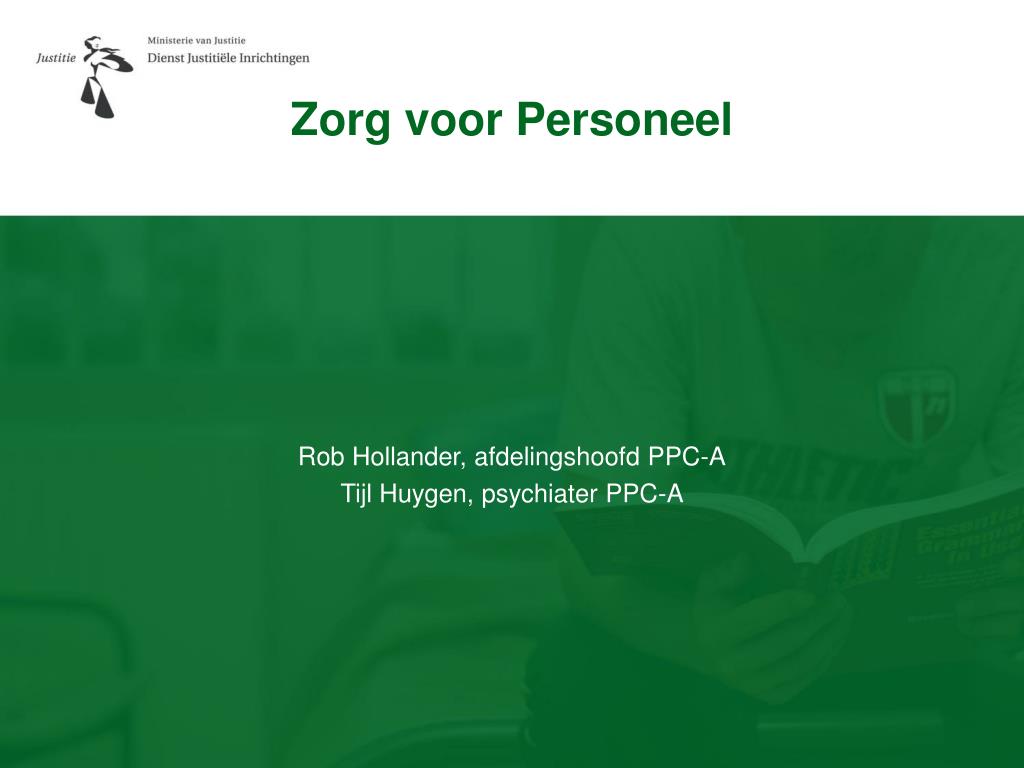 PPT - Zorg voor Personeel PowerPoint Presentation, free download - ID ...