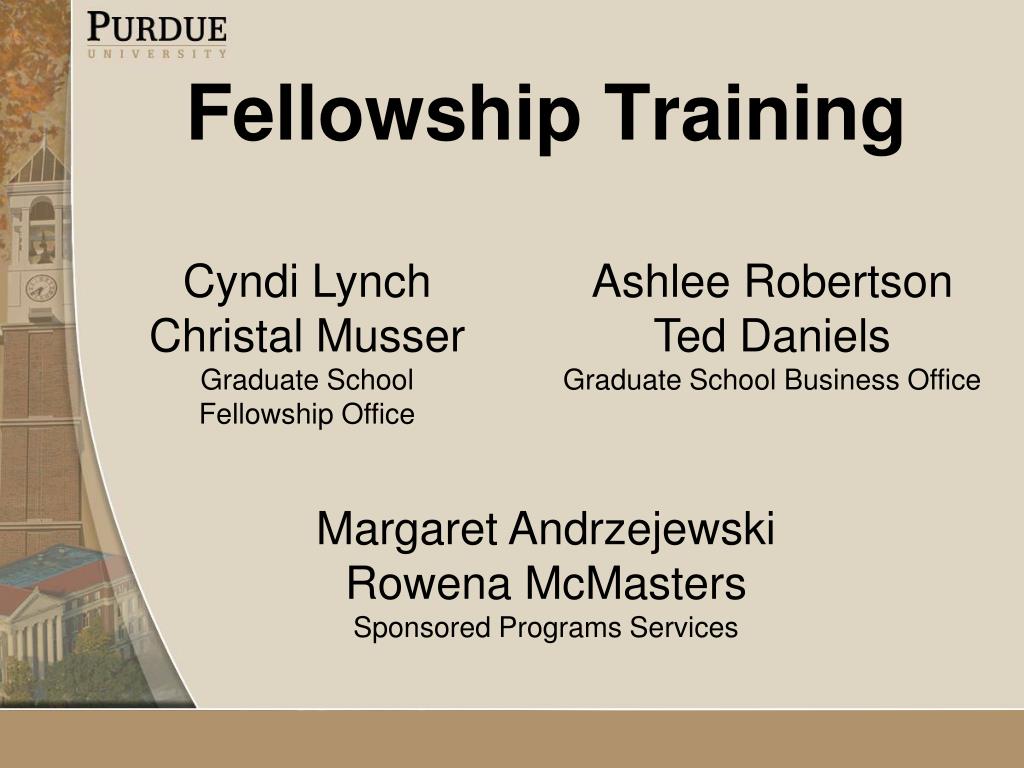 PPT - Fellowship Training PowerPoint Presentation, free download - ID ...