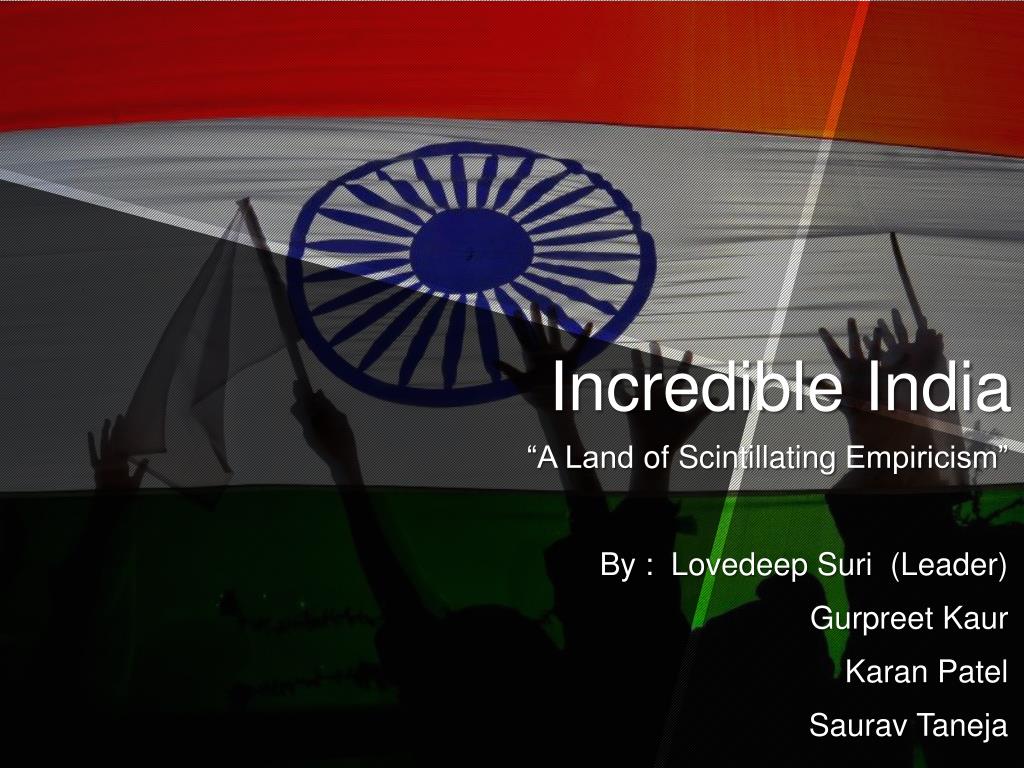PPT - Incredible India PowerPoint Presentation, free download - ID:582385