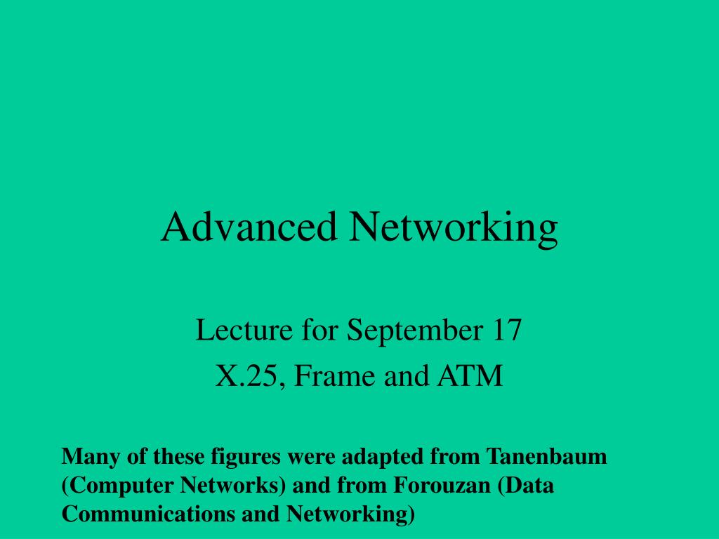 PPT - Advanced Networking PowerPoint Presentation, free download - ID ...