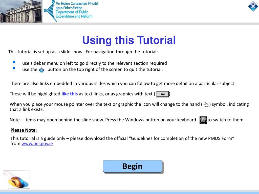 PPT - Using this Tutorial PowerPoint Presentation, free download - ID:587963