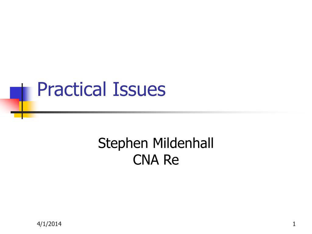 PPT - Practical Issues PowerPoint Presentation, free download - ID:589369