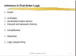 PPT - Logic Inference PowerPoint Presentation, free download - ID:429348