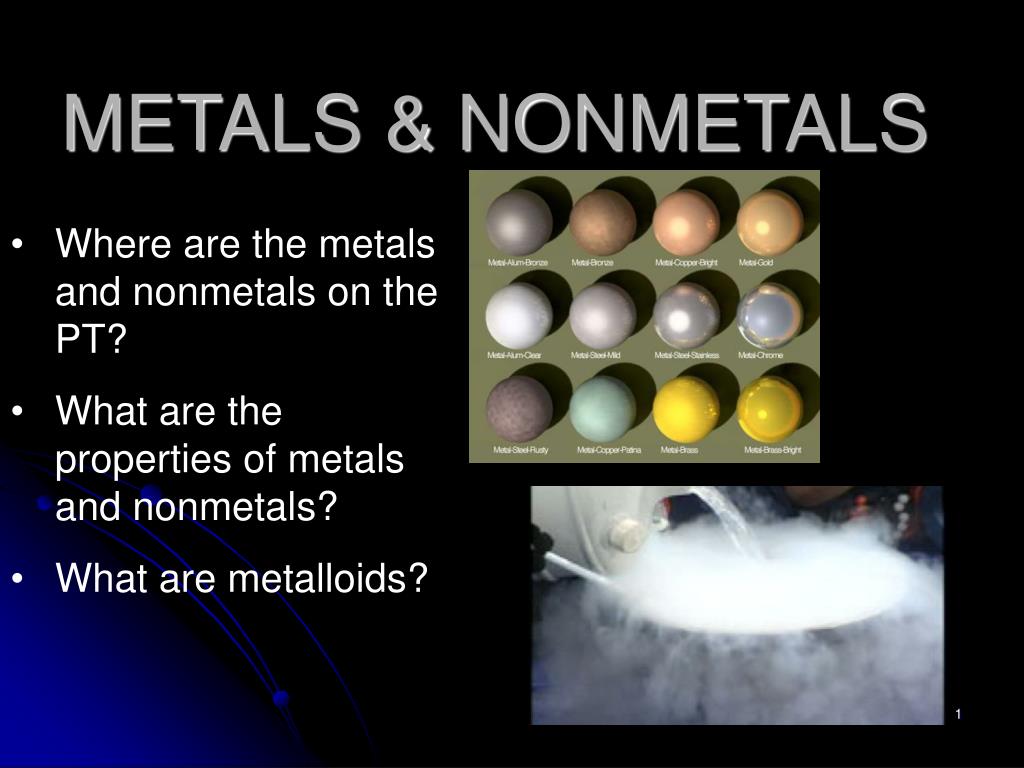 PPT - METALS & NONMETALS PowerPoint Presentation, free download - ID:590868