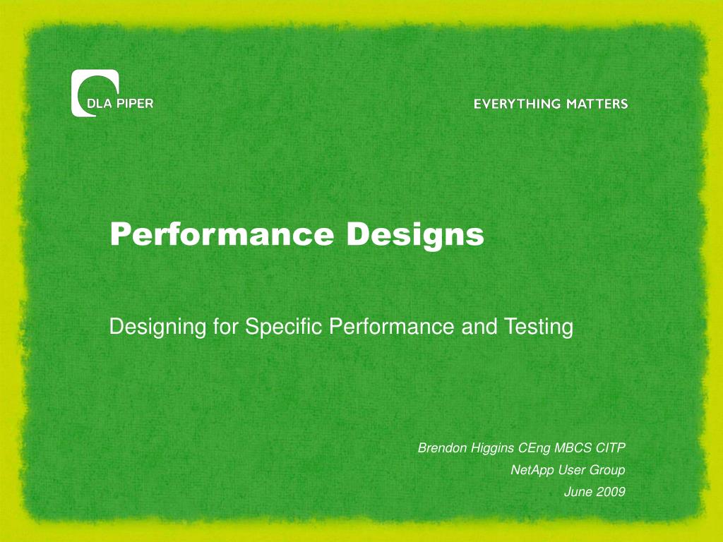 PPT - Performance Designs PowerPoint Presentation, free download - ID ...