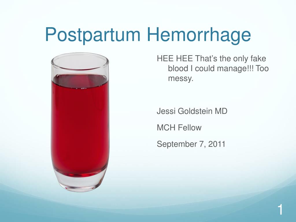 PPT - Postpartum Hemorrhage PowerPoint Presentation, free download - ID ...