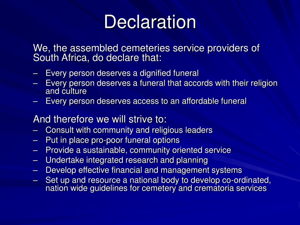 PPT - Declaration PowerPoint Presentation, free download - ID:593174