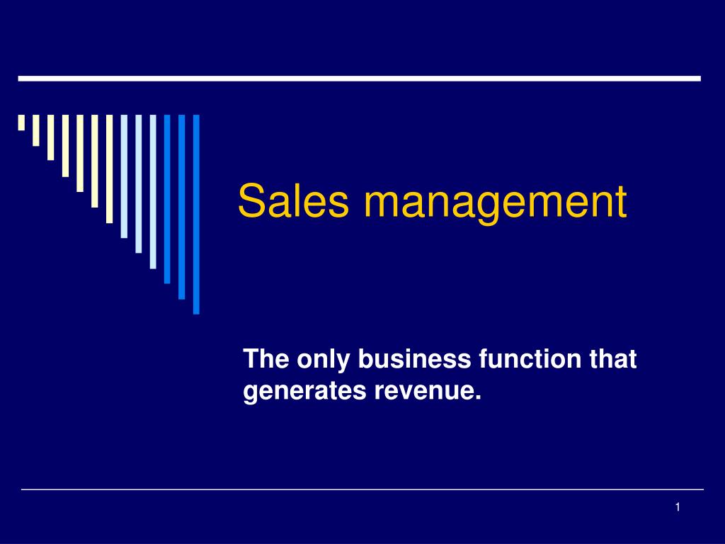 PPT - Sales management PowerPoint Presentation, free download - ID:595976