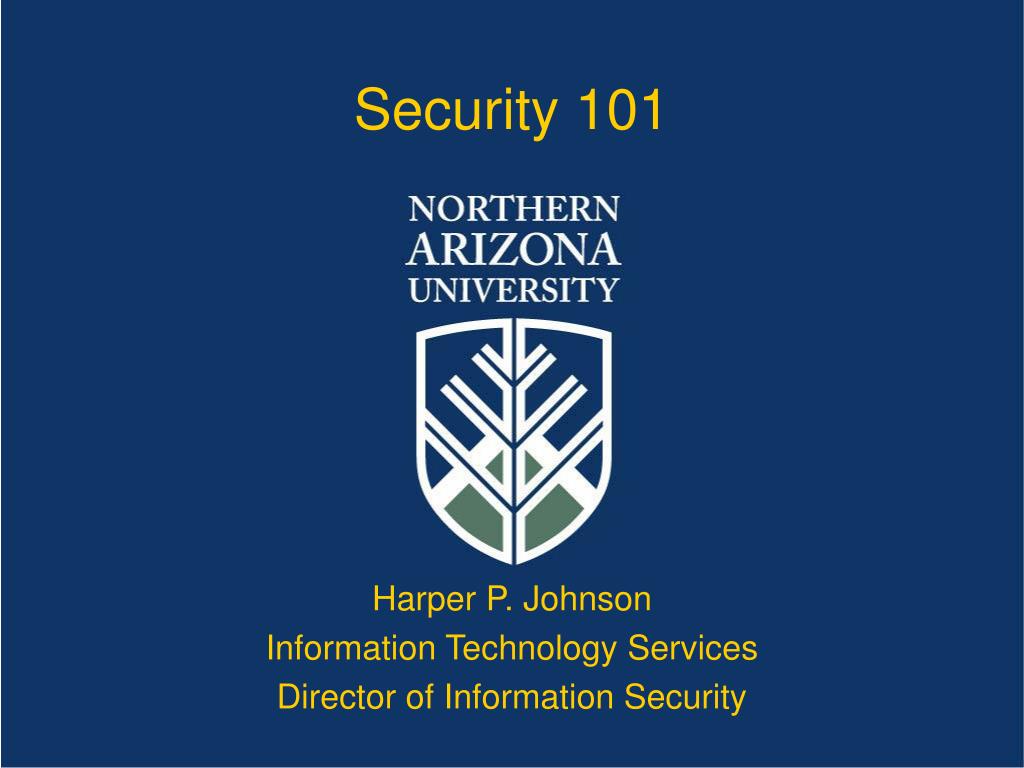 PPT - Security 101 PowerPoint Presentation, free download - ID:59759