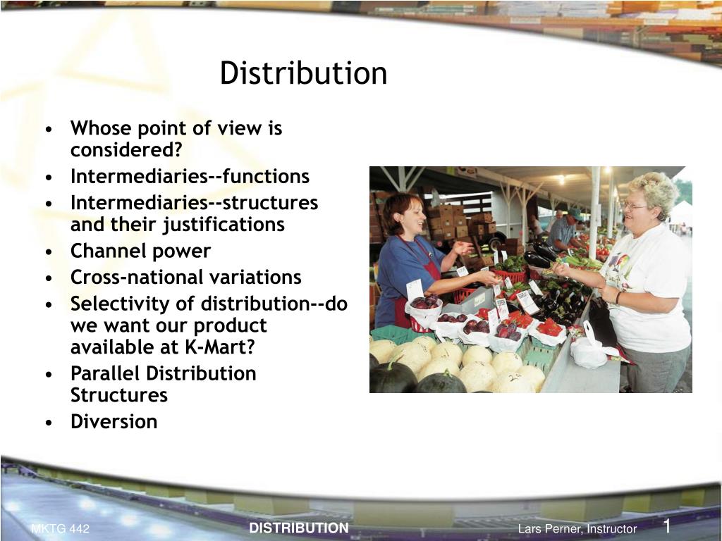 PPT - Distribution PowerPoint Presentation, free download - ID:599654