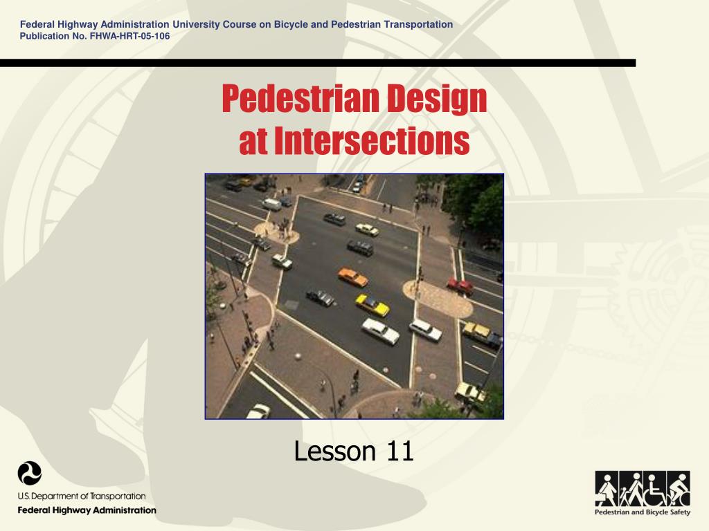 PPT - Pedestrian Design at Intersections PowerPoint Presentation, free ...