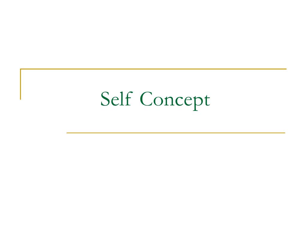 PPT - Self Concept PowerPoint Presentation, free download - ID:600322