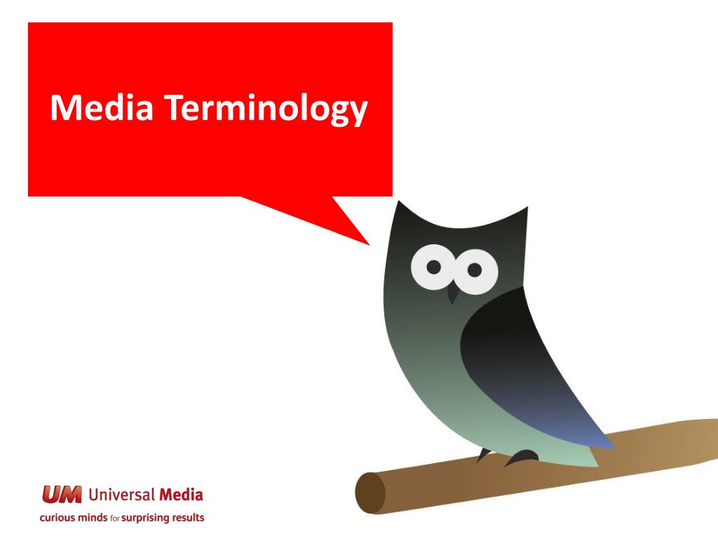 PPT - Media Terminology PowerPoint Presentation, free download - ID:601150