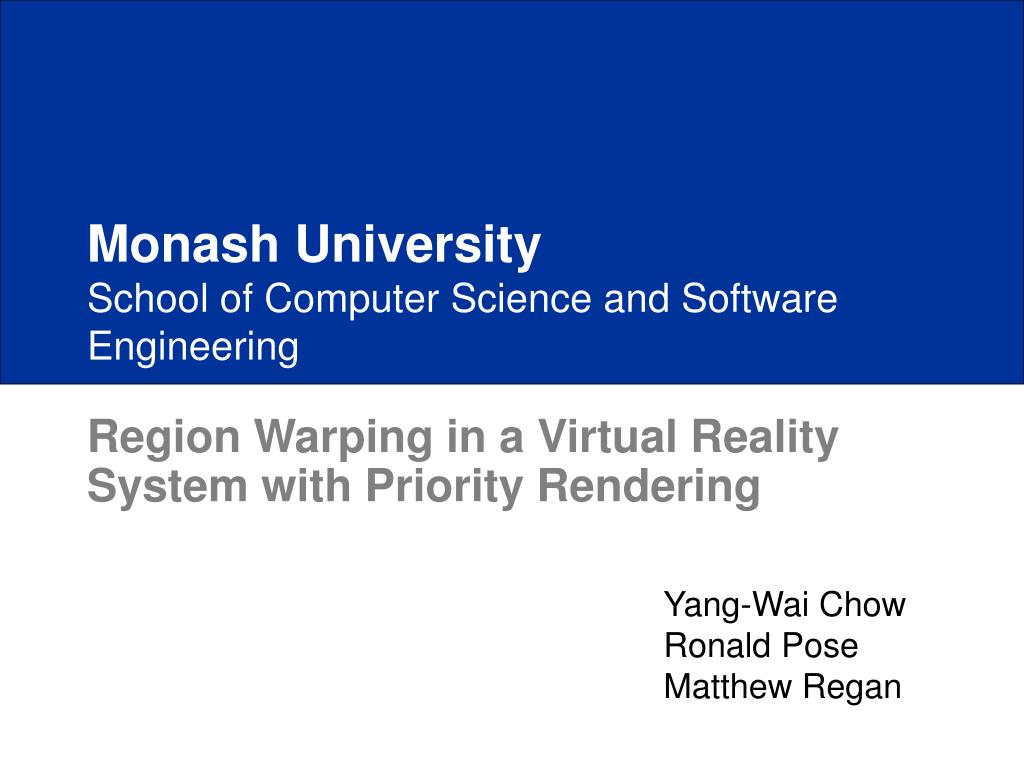 PPT - School of Computer Science and Software Engineering PowerPoint ...