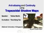 PPT - Penumbra Deep Shadow Maps PowerPoint Presentation, free download ...