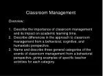 PPT - Classroom Management PowerPoint Presentation, free download - ID ...