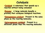 PPT - Catalysis PowerPoint Presentation, free download - ID:27785