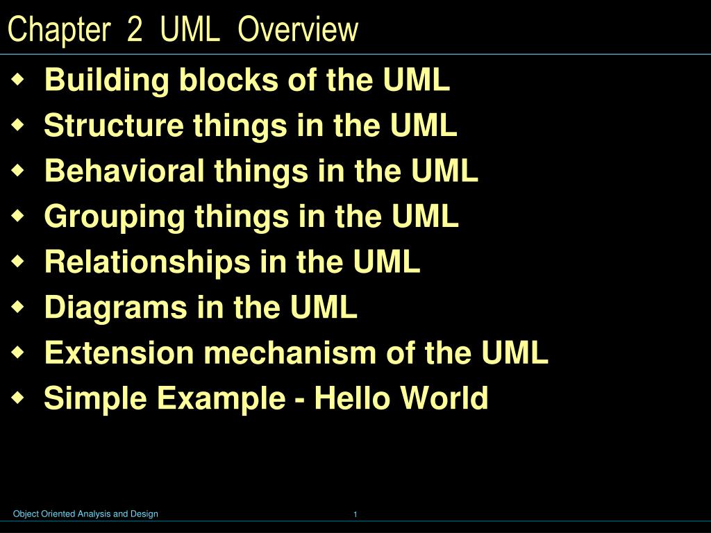 PPT - Chapter 2 UML Overview PowerPoint Presentation, free download ...